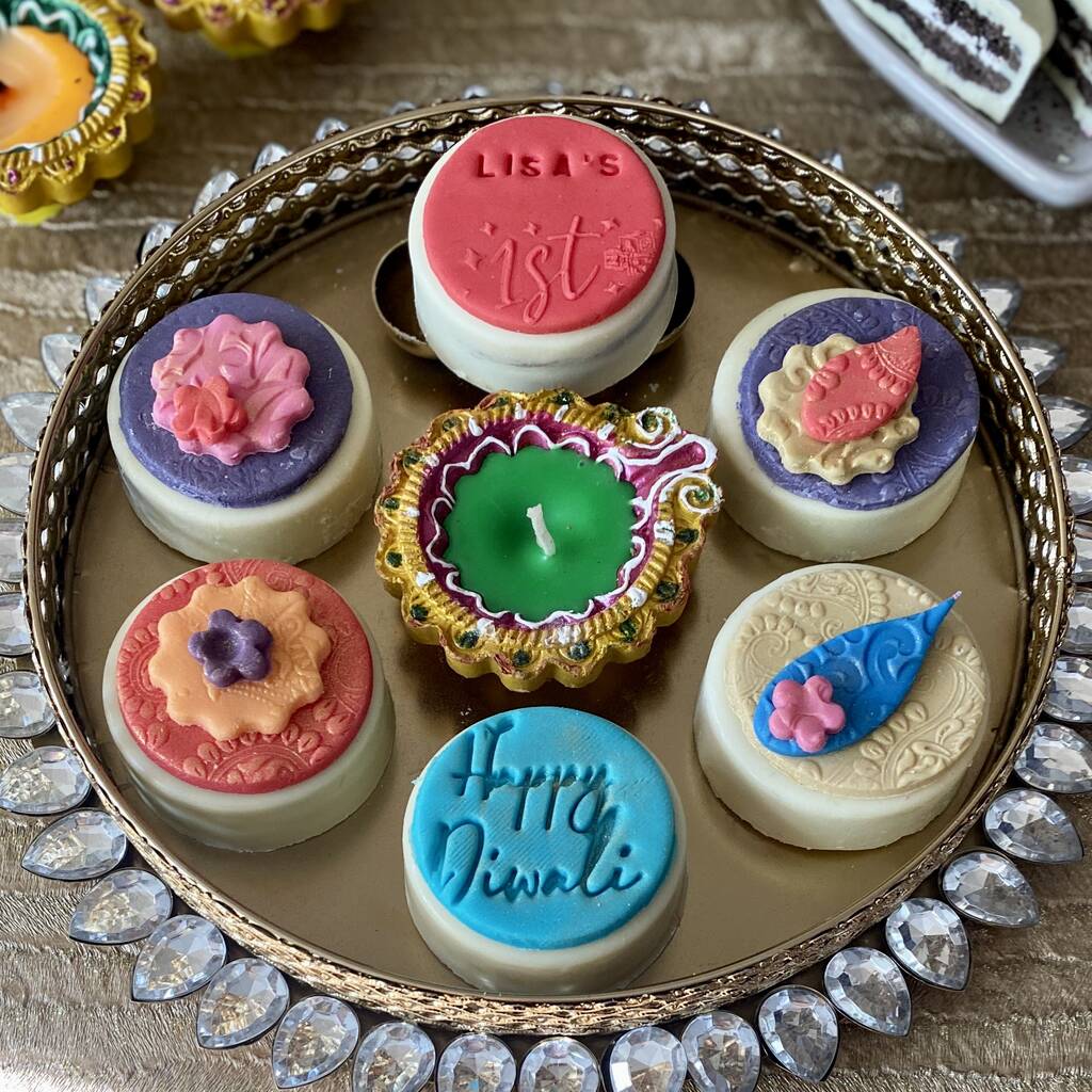 Personalised Diwali Chocolate Coated Oreo Gift Box By La di da Sweet ...