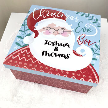 Personalised Santa Christmas Eve Box By Pink Pineapple Home & Gifts ...