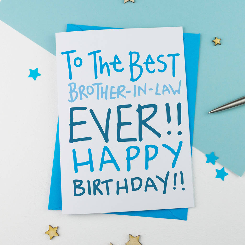 Birthday Card For Brother In Law By A Is For Alphabet Birthday Card For Brother In Law By A Is For Alphabet