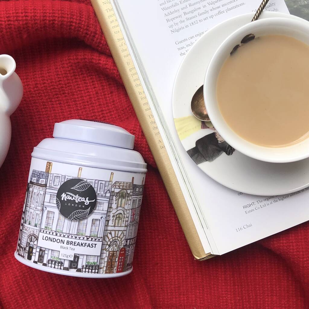 London Breakfast Tea Caddy By Nauteas Artisan Teas | notonthehighstreet.com