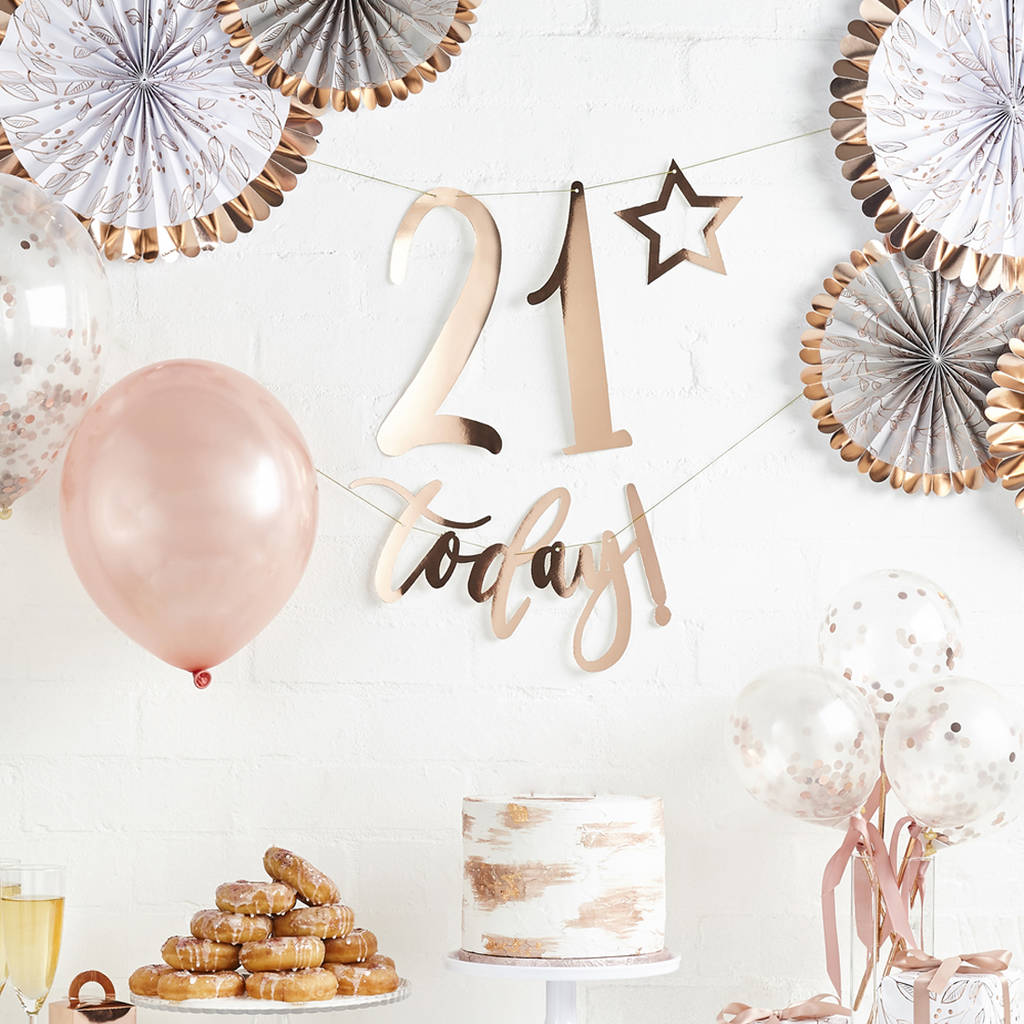 Create Your Own Birthday Bunting Party Decoration By Peach Blossom 