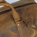 Classic Leather Duffle Bag By Scaramanga | notonthehighstreet.com