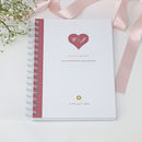 Personalised Heart Wedding Planner Handbook By Designed ...