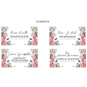 Office Name And Job Title Desk Plate Sign By The Gifting Knot Ltd ...