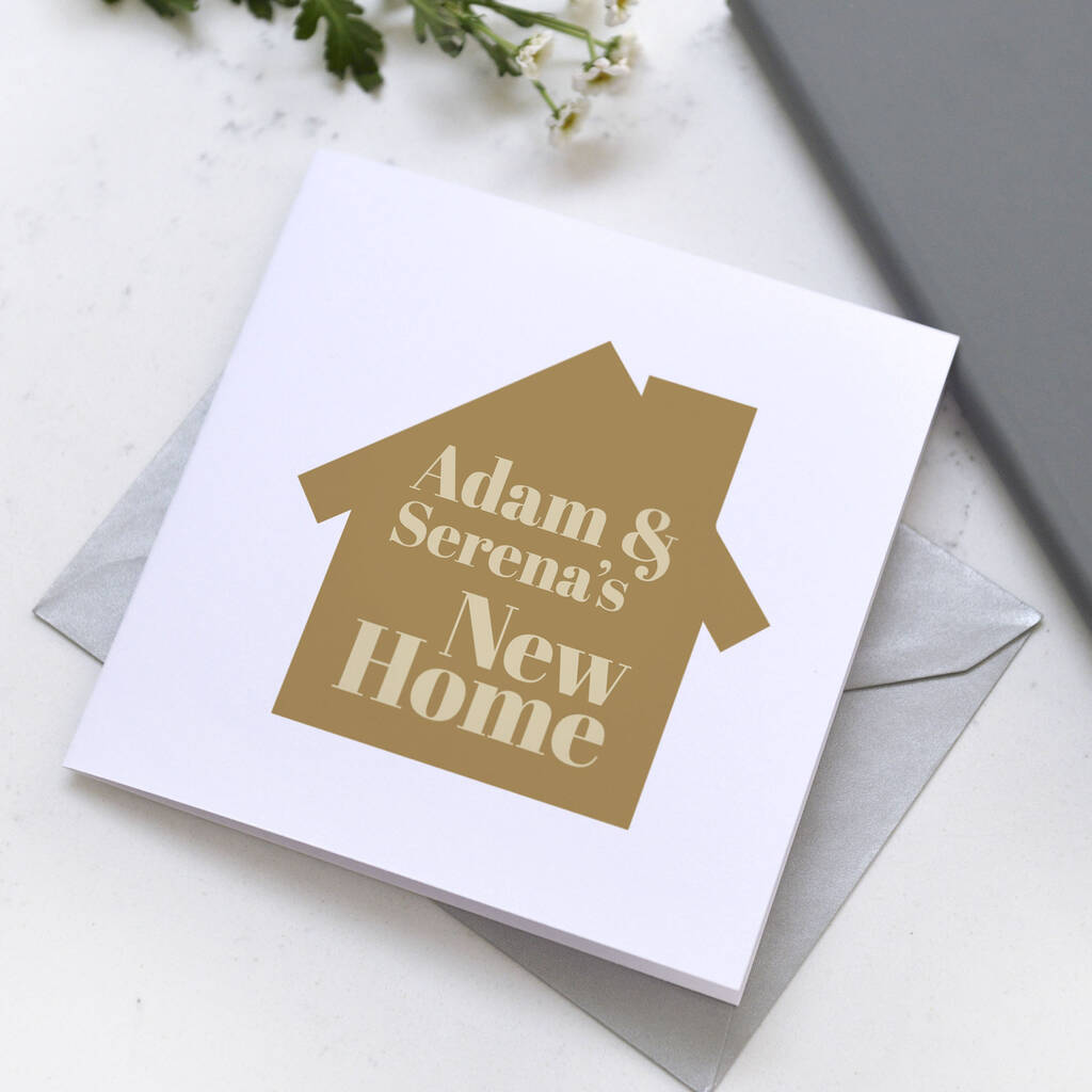 Personalised New Home Card By Cherry Pete | notonthehighstreet.com