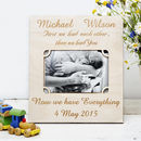New Baby Personalised Photo Frames By Natural Gift Store ...
