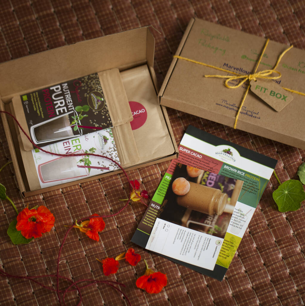 Fit Box: Superfood Protein Gift Hamper By Marvellous Superfood ...