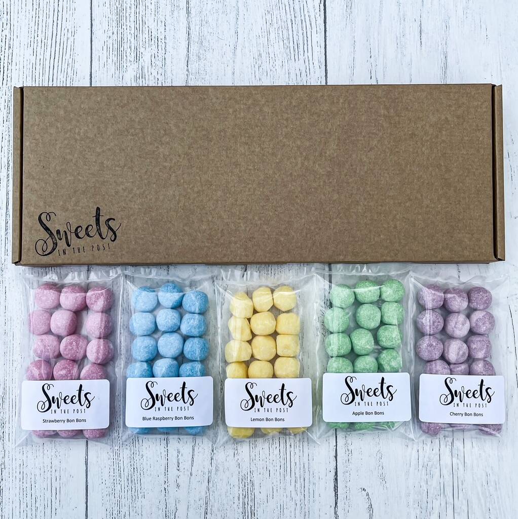 Bon Bon Personalised Letterbox Sweets Box By sweets in the post ...