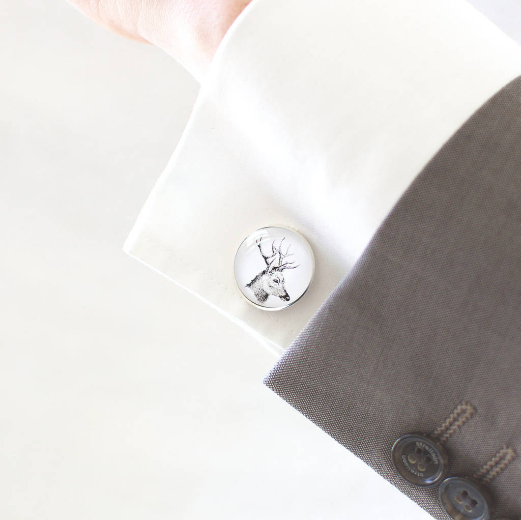 deer cufflinks by juju treasures | notonthehighstreet.com