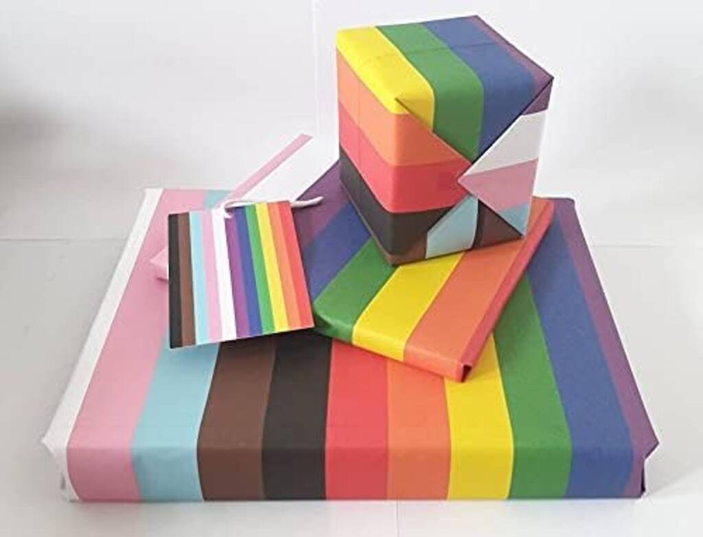Lgbtq Pride Eco Friendly Gift Wrap And Matching Tags By DJC BOUTIQUE