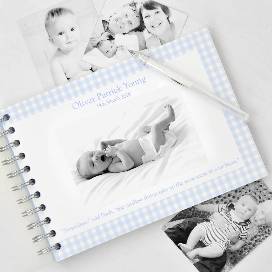 personalised new baby book by amanda hancocks | notonthehighstreet.com