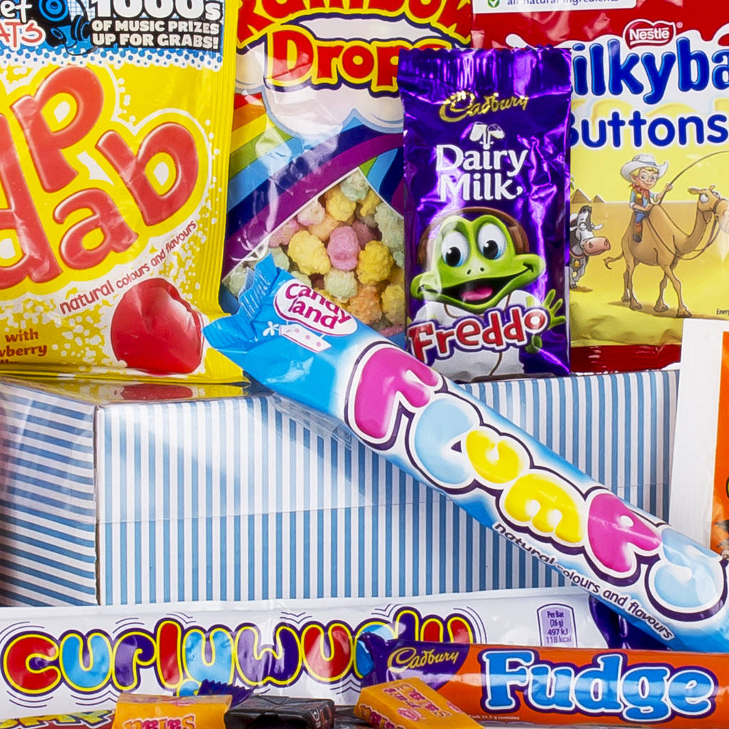 tear and share retro sweets gift hamper by virginia hayward ...