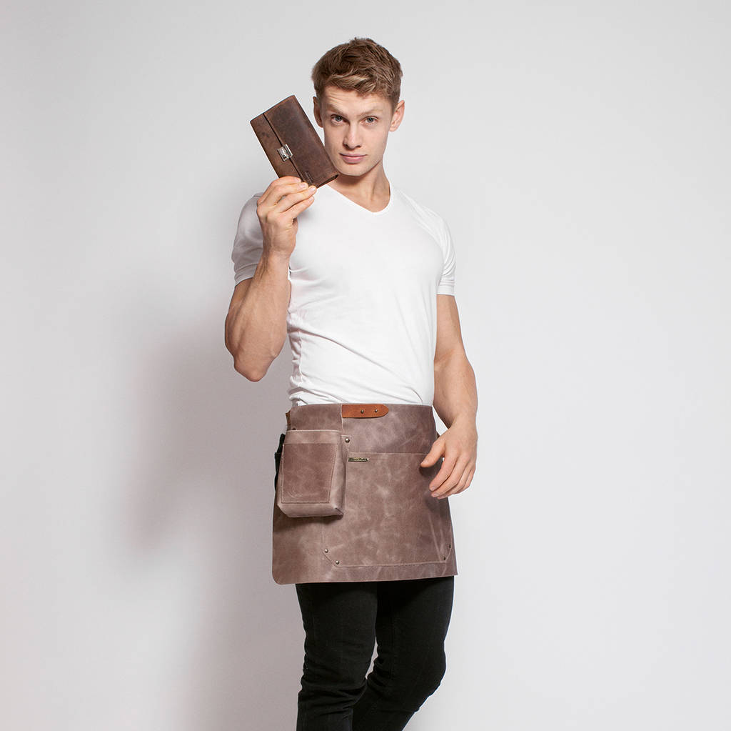 waist leather apron by stalwart crafts | notonthehighstreet.com
