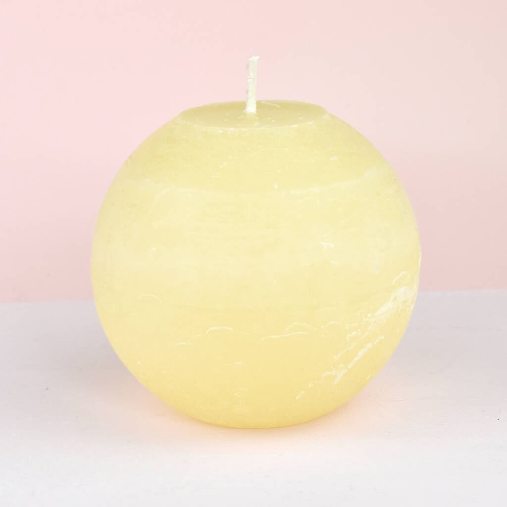 G Decor Georgia Ivory Ombre Sphere Ball Candles By G Decor ...