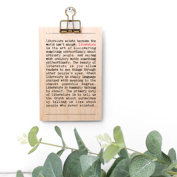 Literature Card For Book Lovers By Coulson Macleod | notonthehighstreet.com