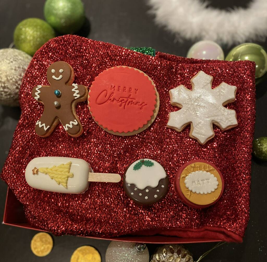 Cute And Personalised Christmas Sweet Treat Hamper By La Di Da Sweet ...