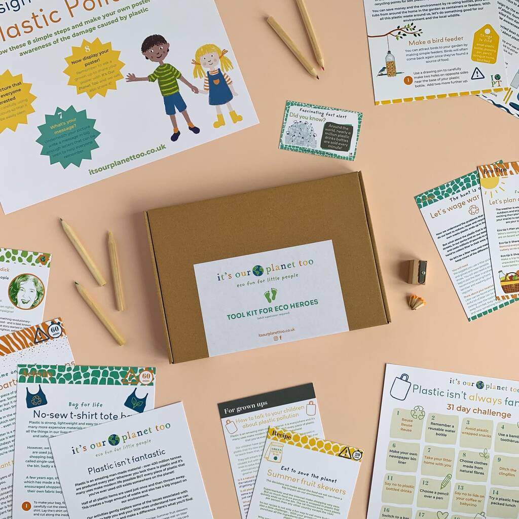 Children's Eco Activity Box: Plastic Isn't Fantastic By It's Our Planet ...