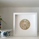 Personalised Golden Wedding Anniversary Paper Cut By Caroline Rees ...