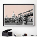 London Wall Art Print St Pauls Cathedral By Bronagh Kennedy Art Prints ...