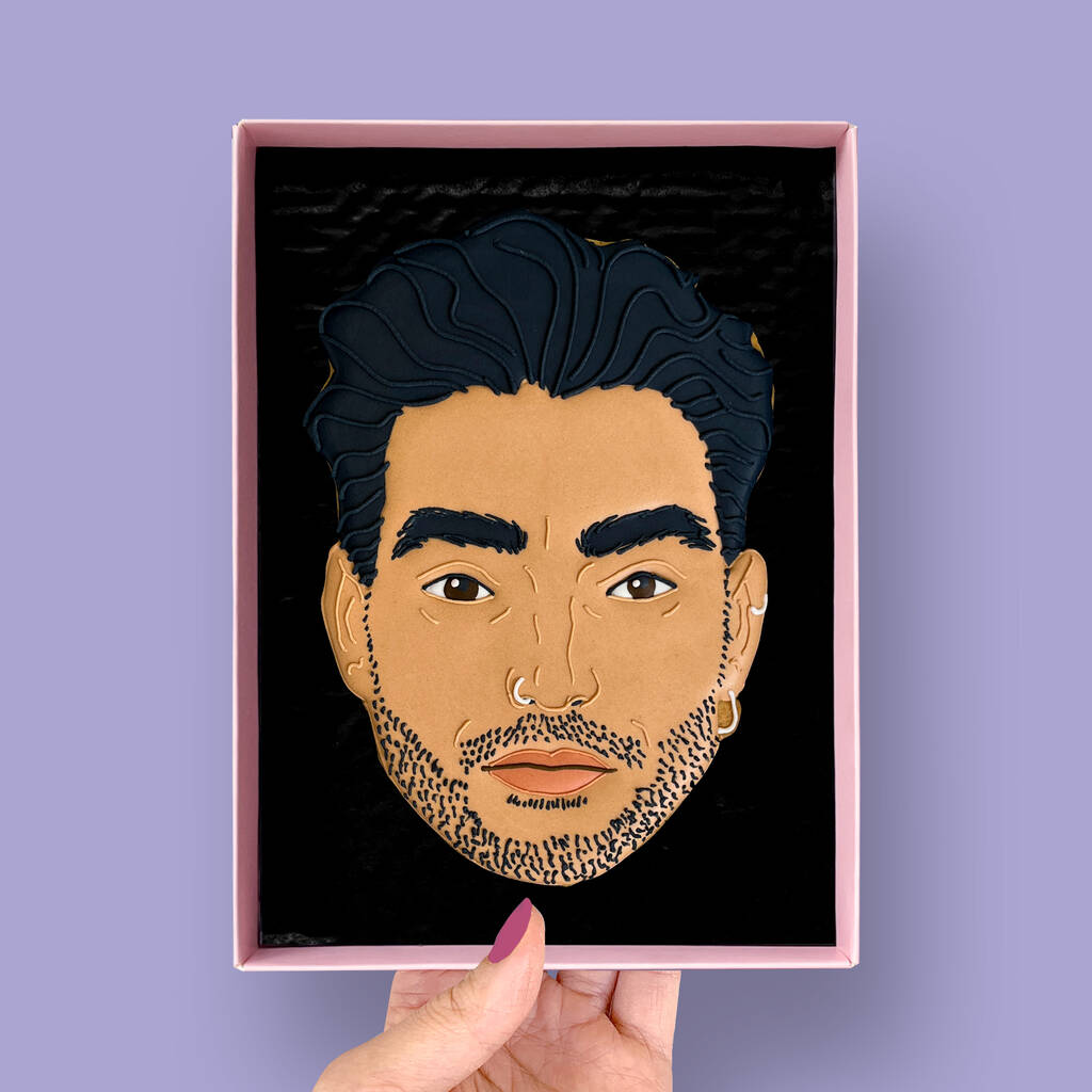 Custom Face Cookie By Baked by Steph | notonthehighstreet.com