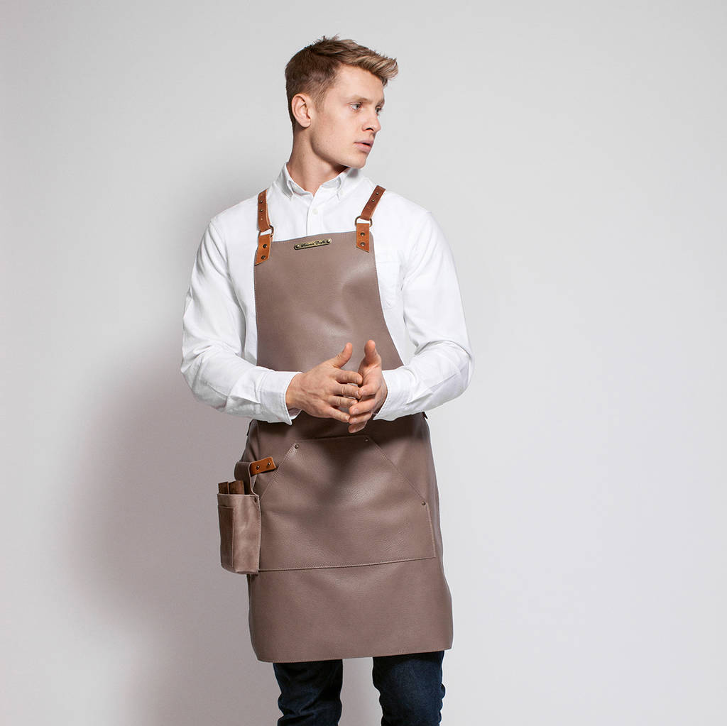 backstrap deluxe leather apron by stalwart crafts | notonthehighstreet.com