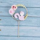 Floral Squirrel Cake Topper By Little Ella James | notonthehighstreet.com