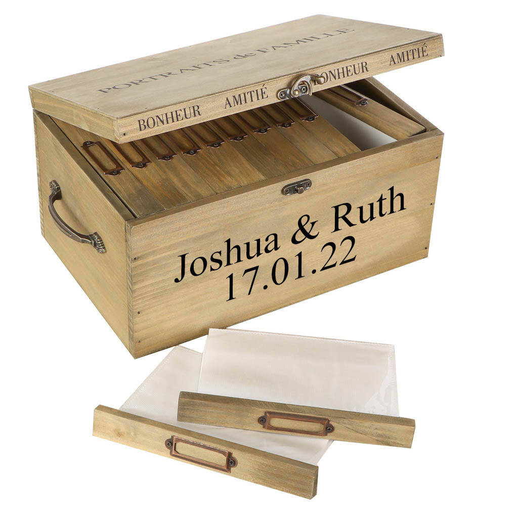 Personalised Wedding Album Box at Jean Caldwell blog