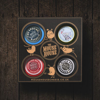 Four Truckle Cheese Gift Box By The Mouse House Cheese Co ...