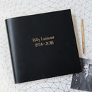 Personalised In Loving Memory Condolence Book By Be Golden ...