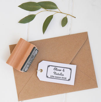 Wedding Favour Border Stamp By English Stamp Company ...