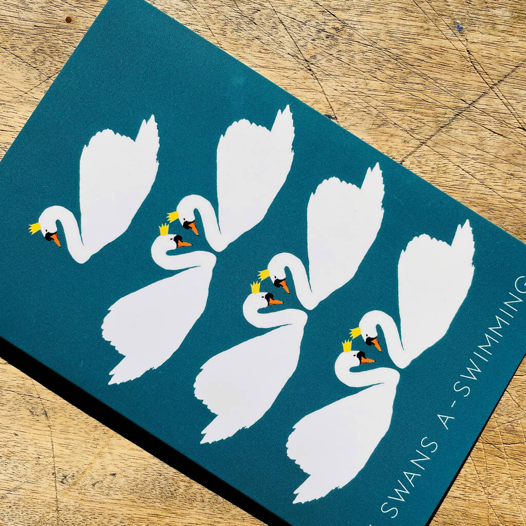 Christmas Birds Six Card Pack By Tamzin Harris