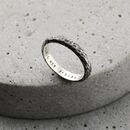 Personalised Men’s Molten Script Ring By Posh Totty Designs ...