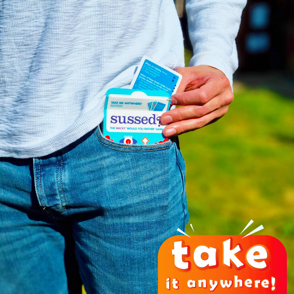 Sussed: Cool Blue Edition By Games to Get | notonthehighstreet.com