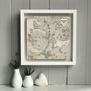 Personalised International Map Print On Wood By Northern Logic ...
