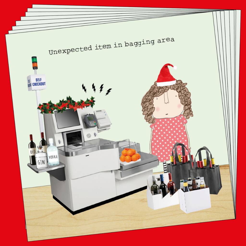 Bagging Area Christmas Card Pack By Rosie Made A Thing