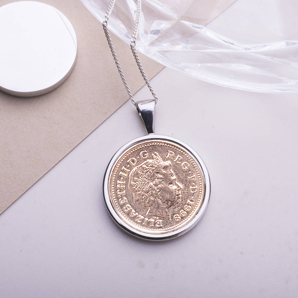 penny milestone birthday coin pendant necklace by ellie ellie ...