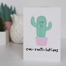 Cactus Congratulations Card By Sweetlove Press | notonthehighstreet.com