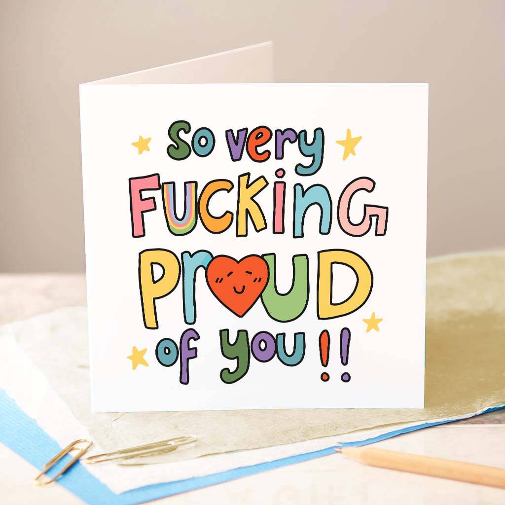 Proud Of You Greeting Card, New Job, Congratulations By Kinder Planet ...