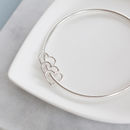 Silver Heart Bangle By Sophie Jones Jewellery | notonthehighstreet.com