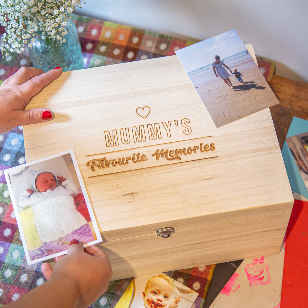 Personalised Favourite Memories Wooden Keepsake Box By Duncan Stewart ...