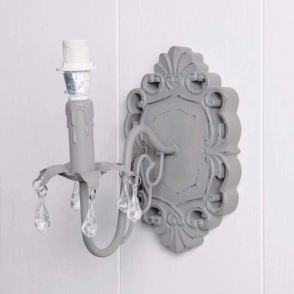 Vintage Style Carved Wall Light With Shade By Dibor ...