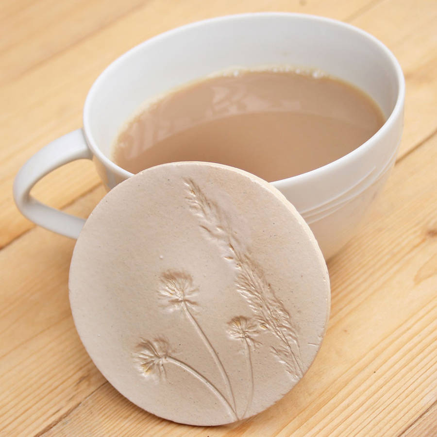 wild flower ceramic coasters by juliet reeves designs ...