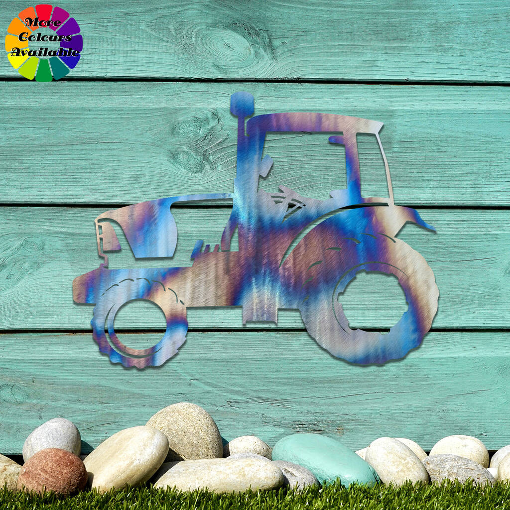 Metal Tractor Wall Art Vintage Metal Tractor Decor By Duke Craft ...