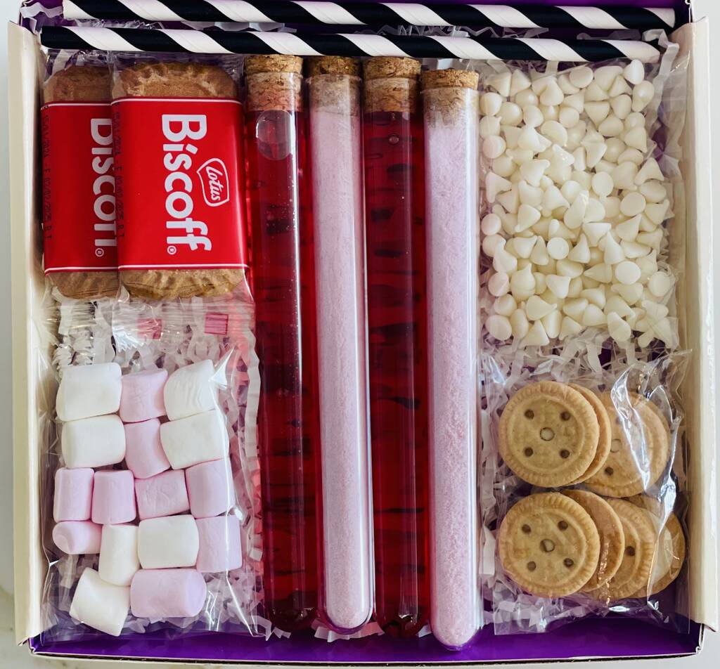 Strawberry Milkshake Gift Kit Letterbox Hamper By Sprinkles N Munch