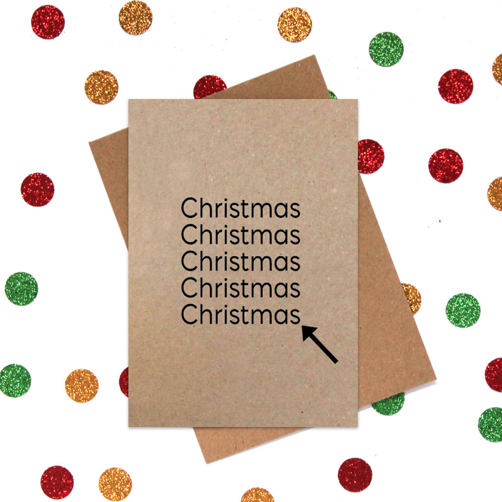 funny christmas card: last christmas by bettie confetti ...