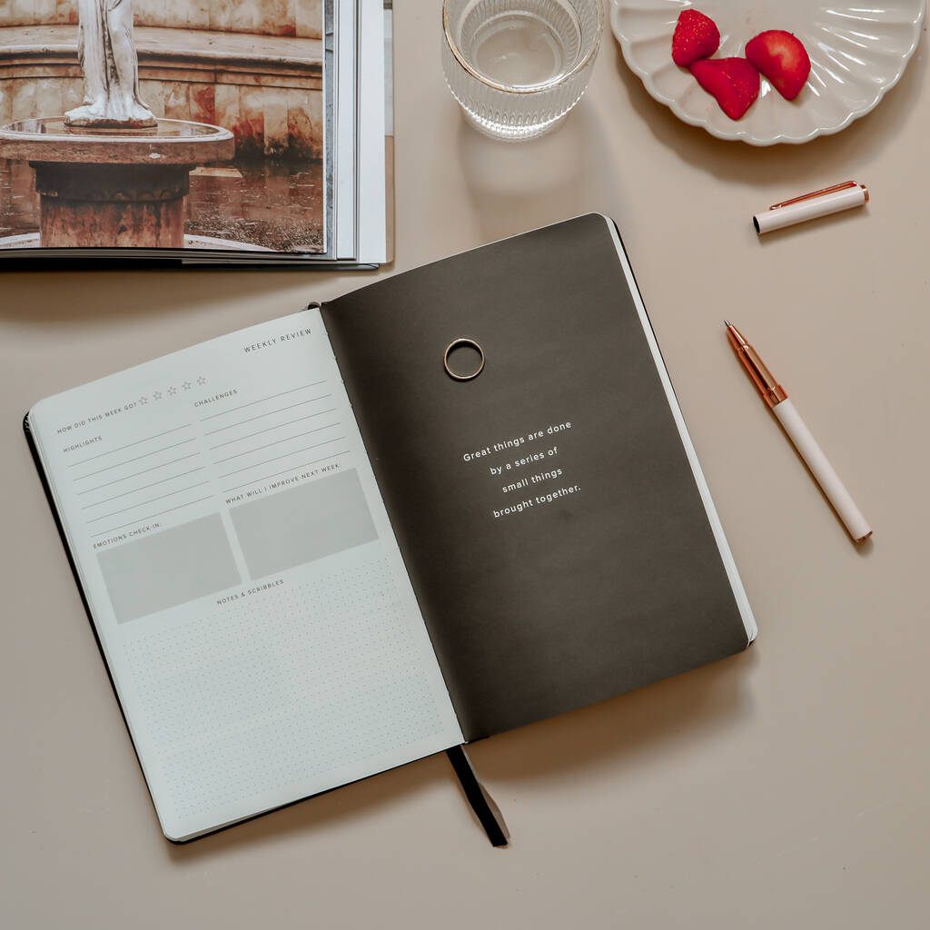 Personalised Minimal Undated Productivity Daily Planner By Faye Co ...