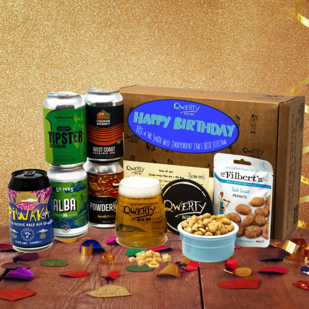 Personalised Craft Beer Birthday Gift By QWERTY Beer Box ...