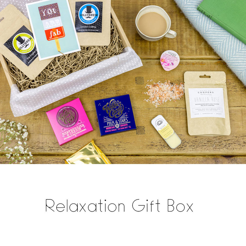 relaxation gift box by izzybee | notonthehighstreet.com