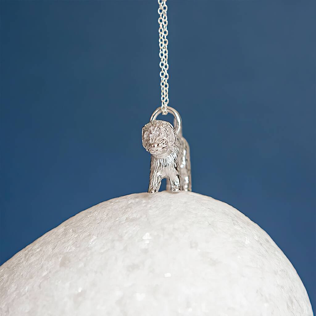 Sterling Silver Cockapoo Necklace By Songs of Ink and Steel