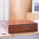 Personalised Ladies Leather Storage Box By Ginger Rose ...